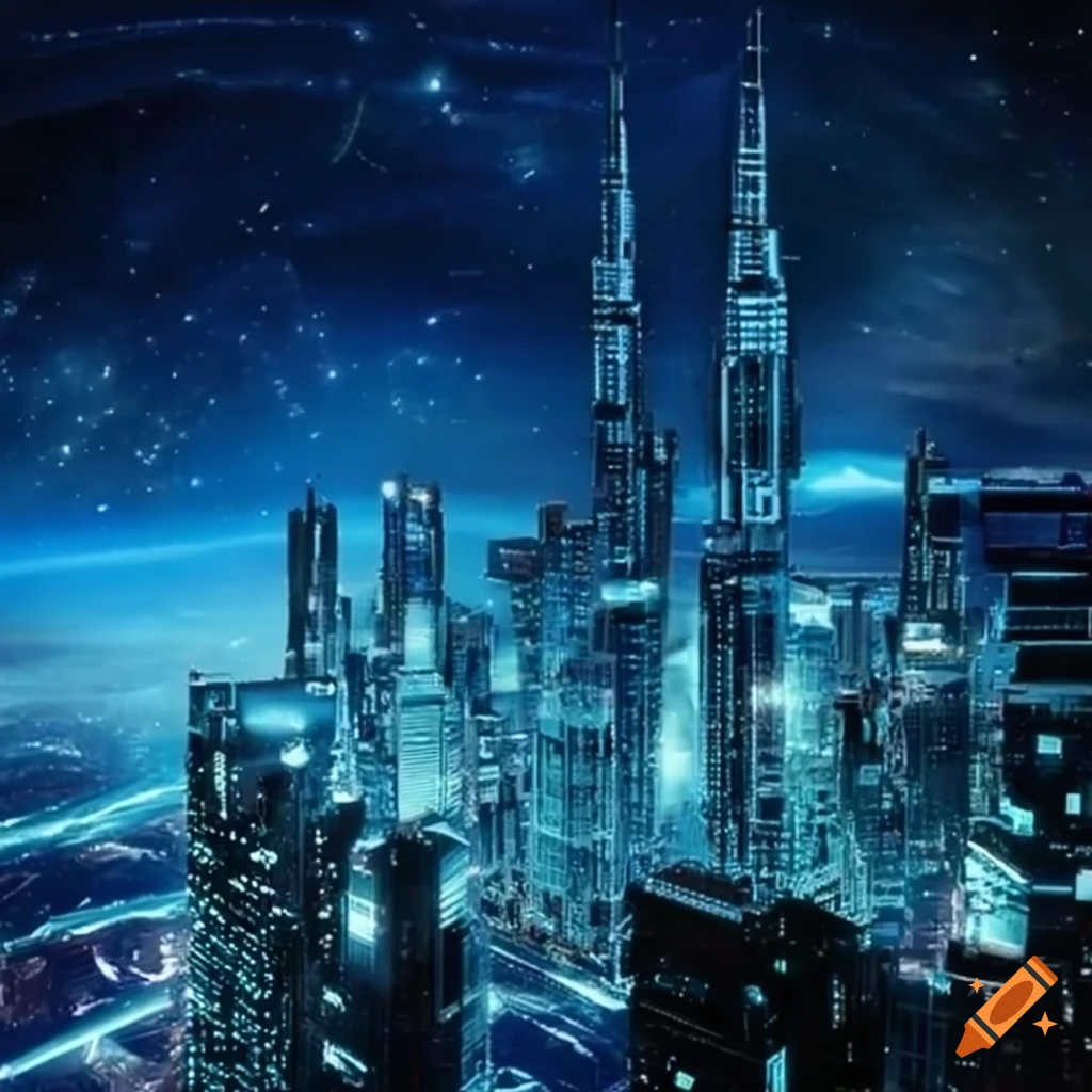Cyber city in space