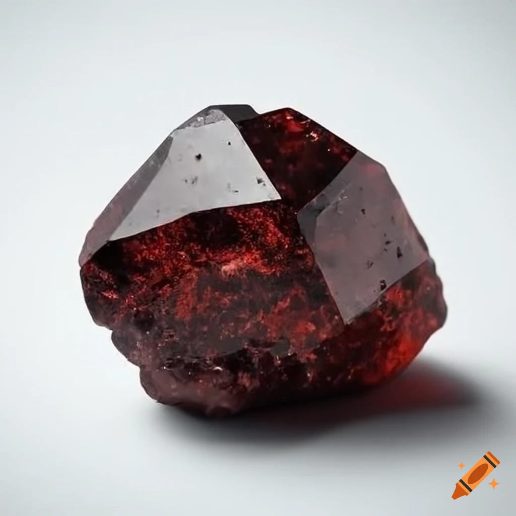 Garnet crystal on Craiyon