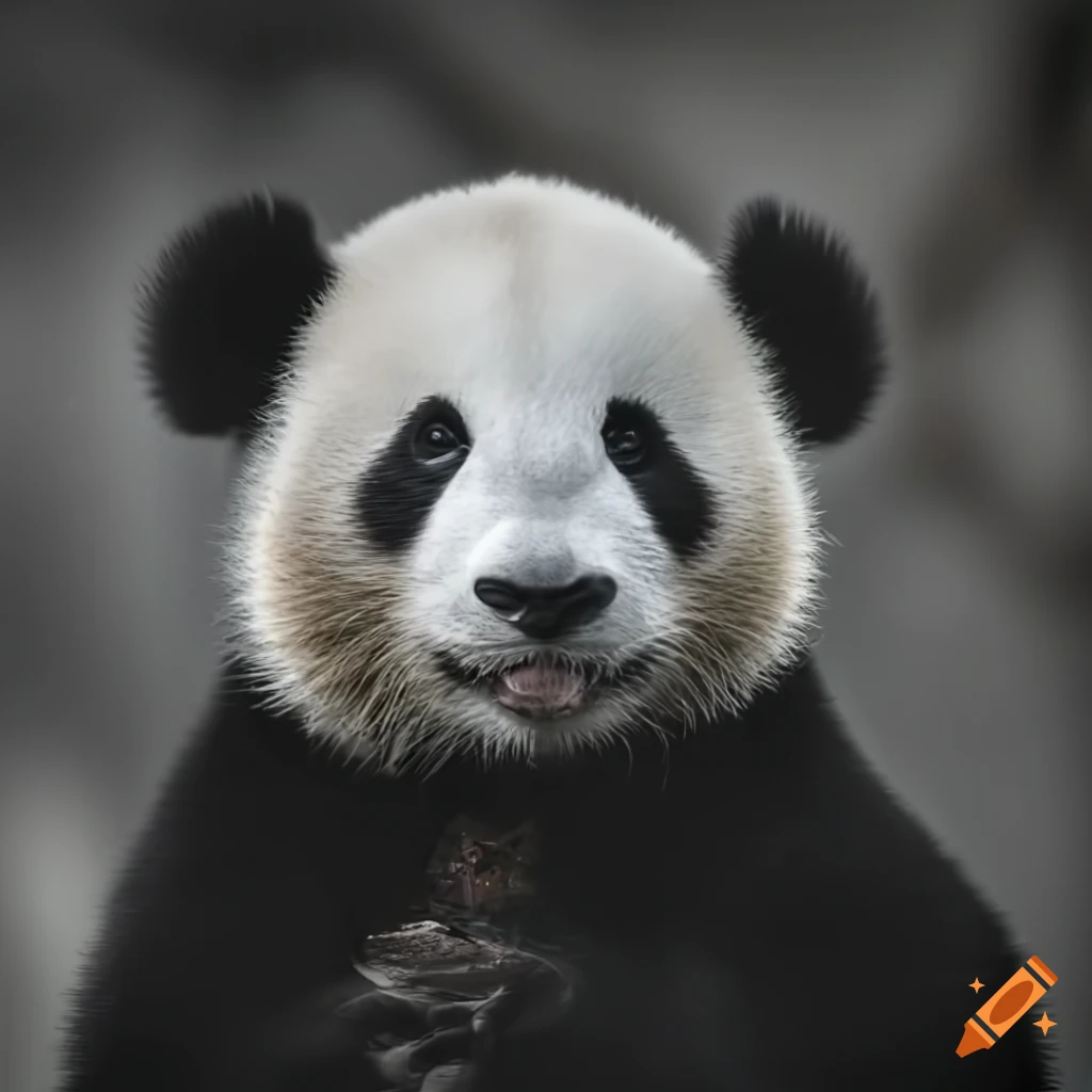 Small panda 4k high detail ray tracing