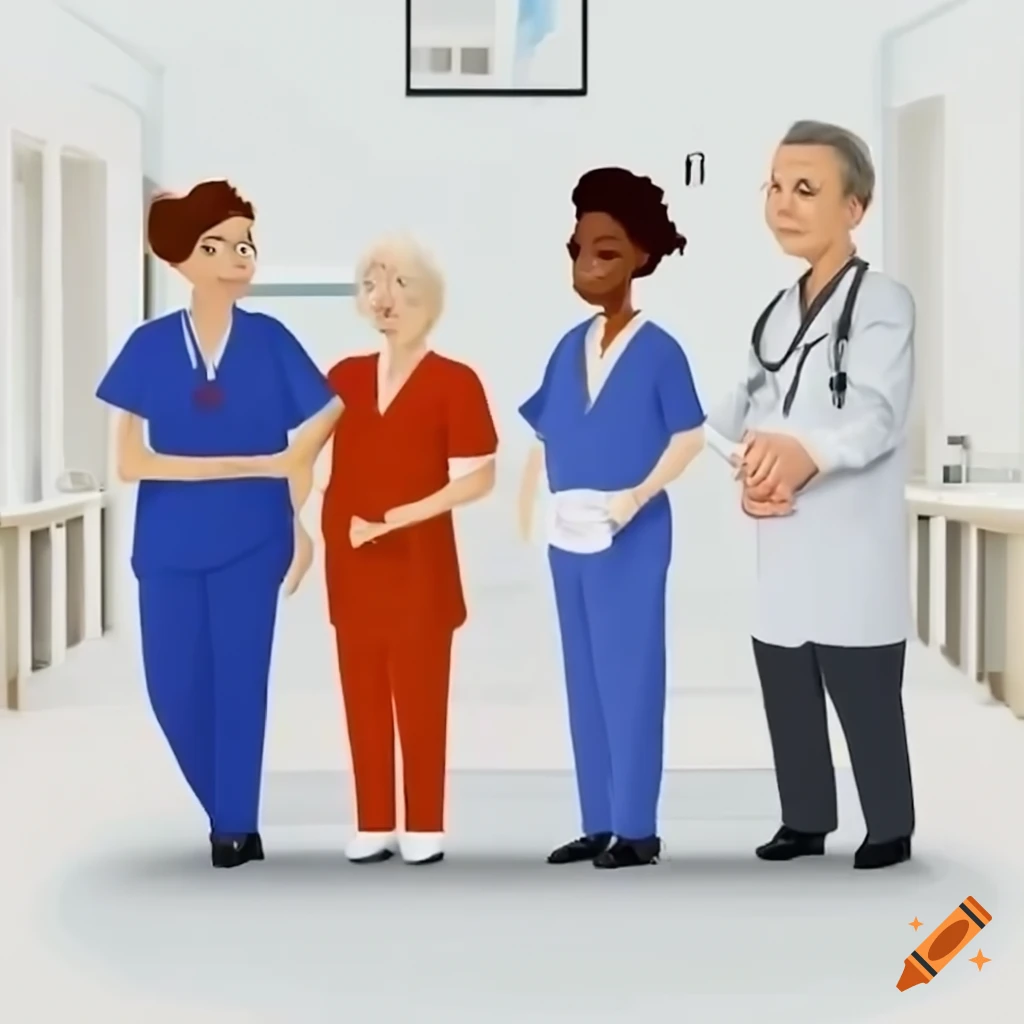 Animation style senior care facility with on-site medical staff