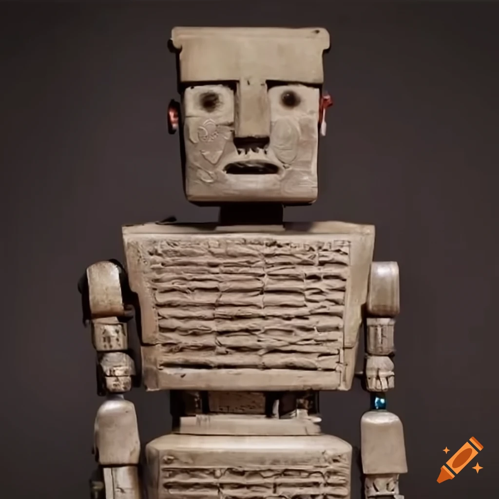 Sumerian robot on Craiyon