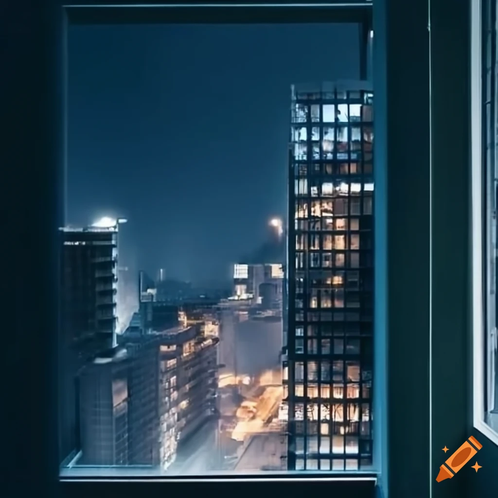 Looking Out A Window City