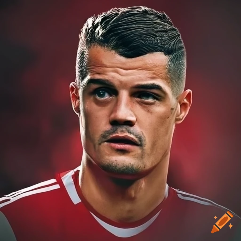 Granit xhaka as a movie poster