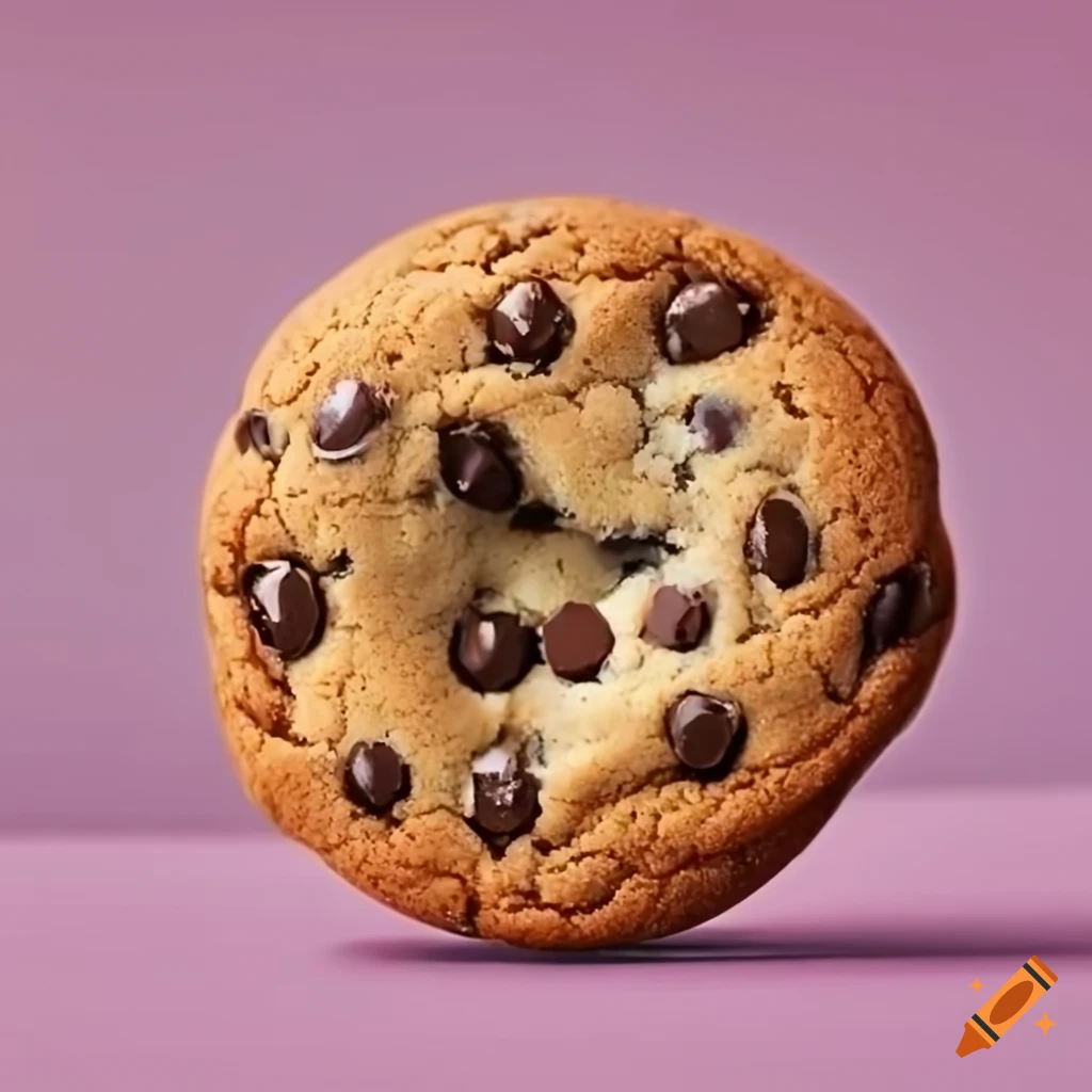 Medium-rare chocolate chip cookie