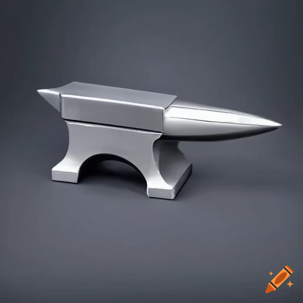Silver-anvil full-body color full-size hyper-realistic on Craiyon