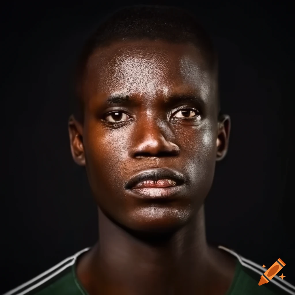 85mm dslr phot of very detalied headshot. the person is senegal ...