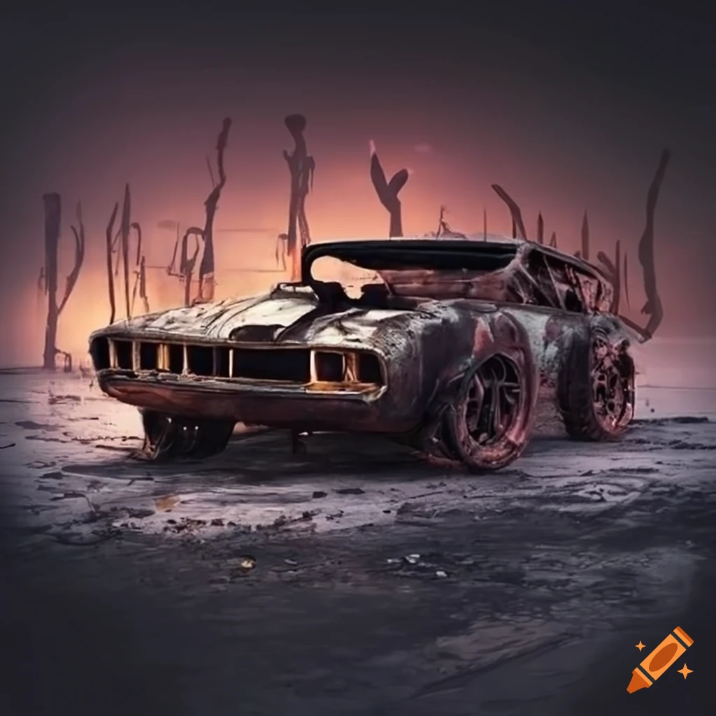 Post apocalyptic muscle car