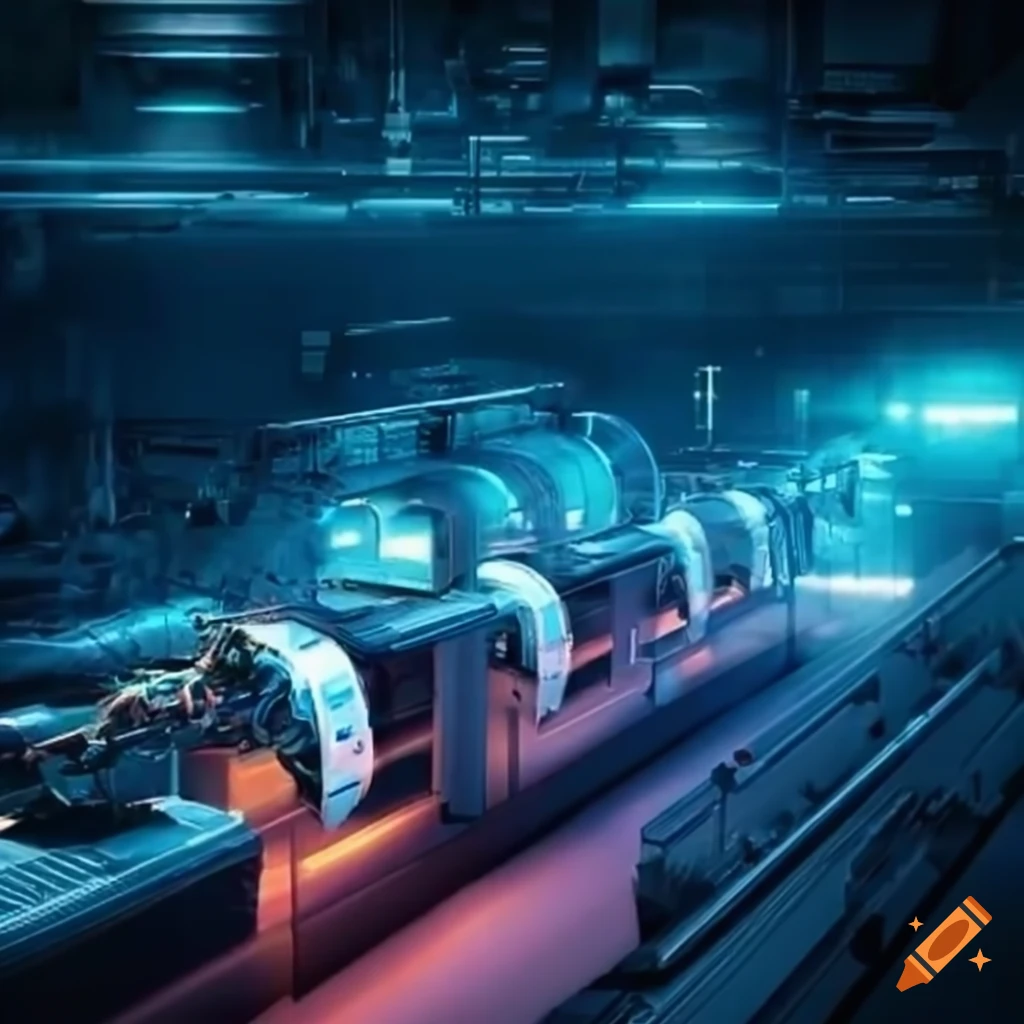 Factory of the future on Craiyon