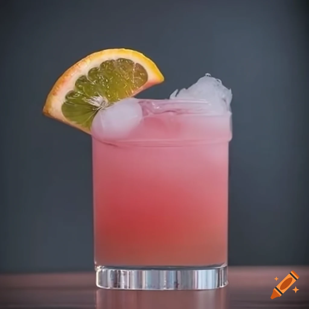 Pink paloma cocktail on Craiyon