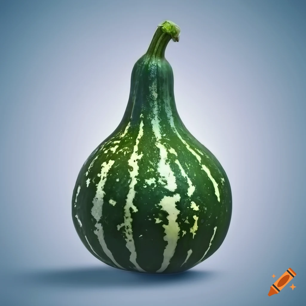Gourd on white background