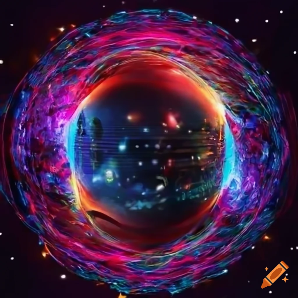 Hyper-dimensional worlds on Craiyon