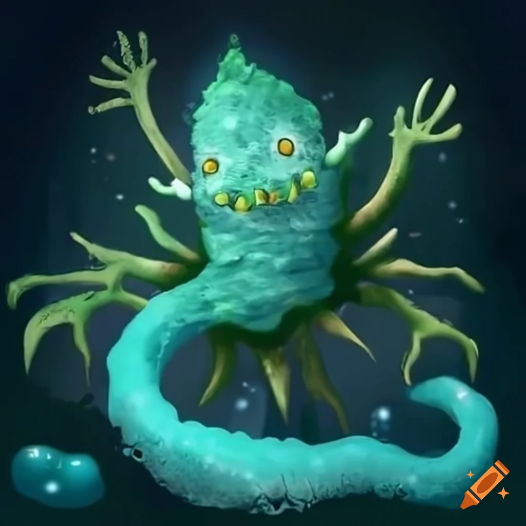 My singing monster quint element monster of plant, cold, air, water, earth