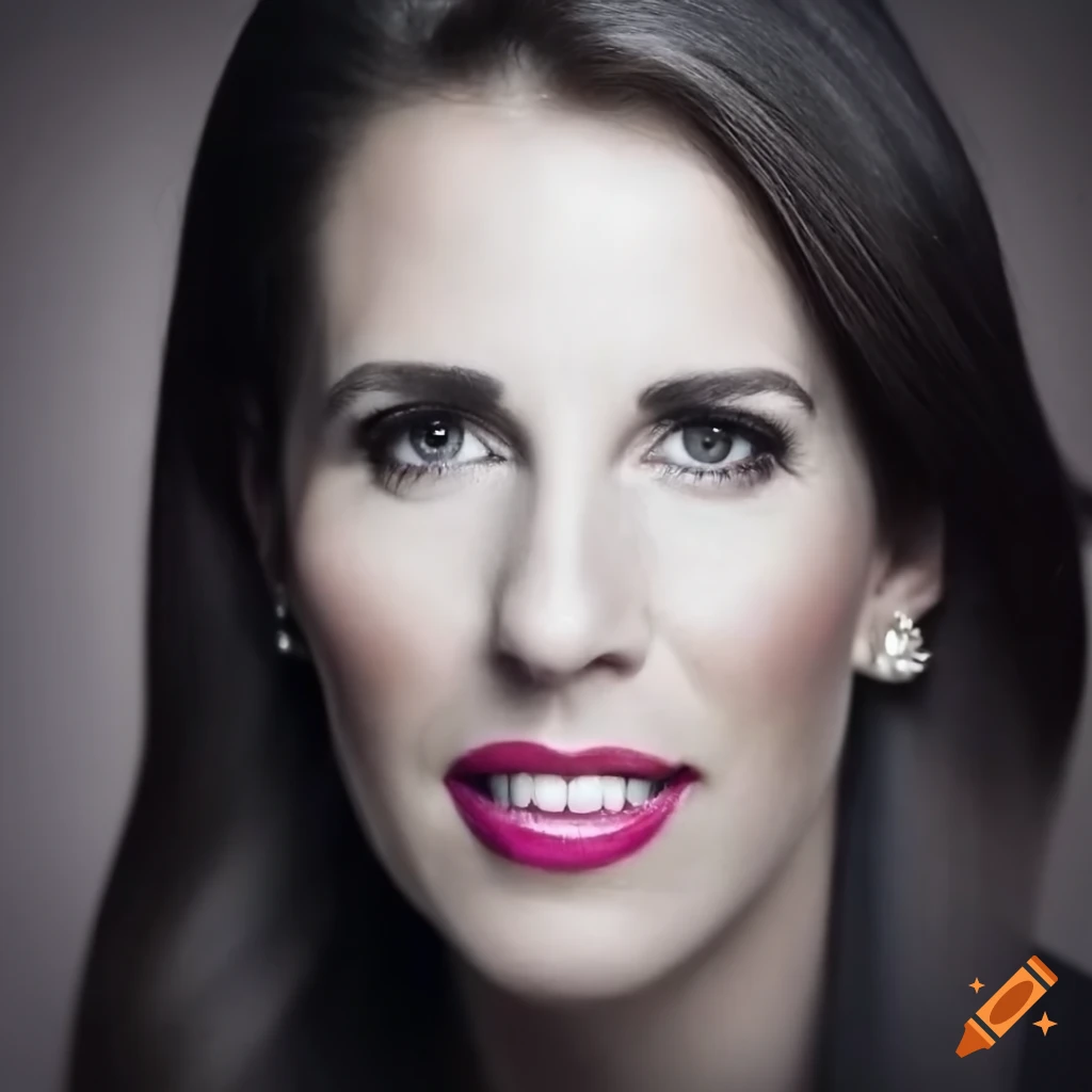 Alexis glick, closeup face, eyes closed, bright glamour portrait