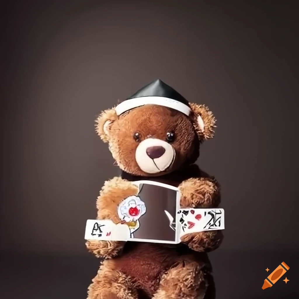 Winning Teddy Bear: Create a logo with a teddy bear holding a deck of ...