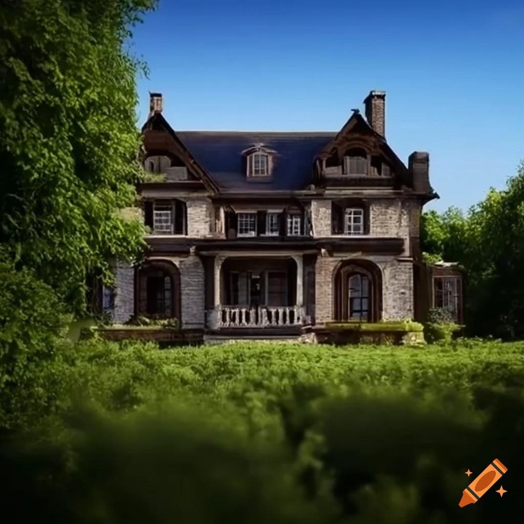Mansion in cossack style with vineyard