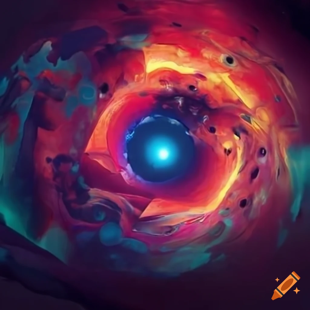 Hyper-dimensional worlds on Craiyon