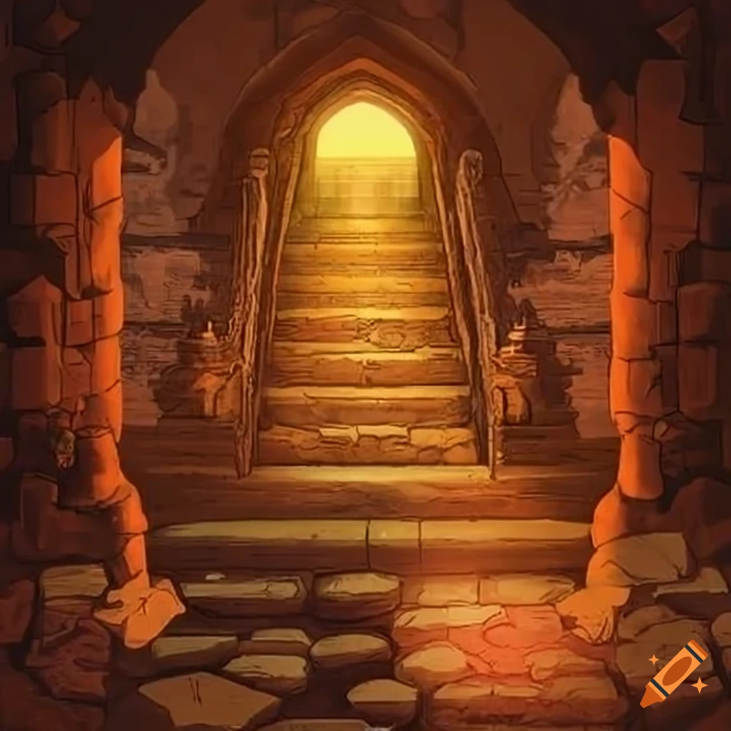 Dungeon grid on Craiyon