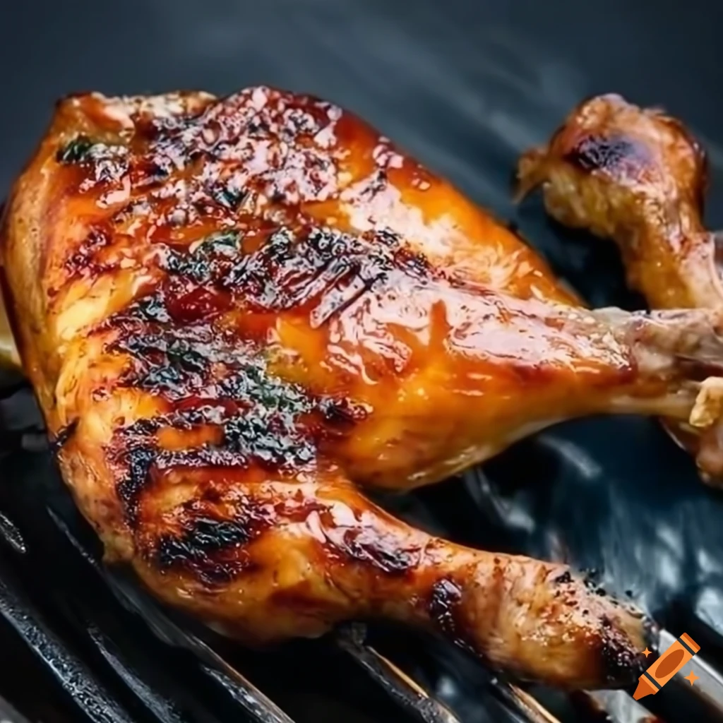 Grilled filipino chicken thigh realistic photo on Craiyon