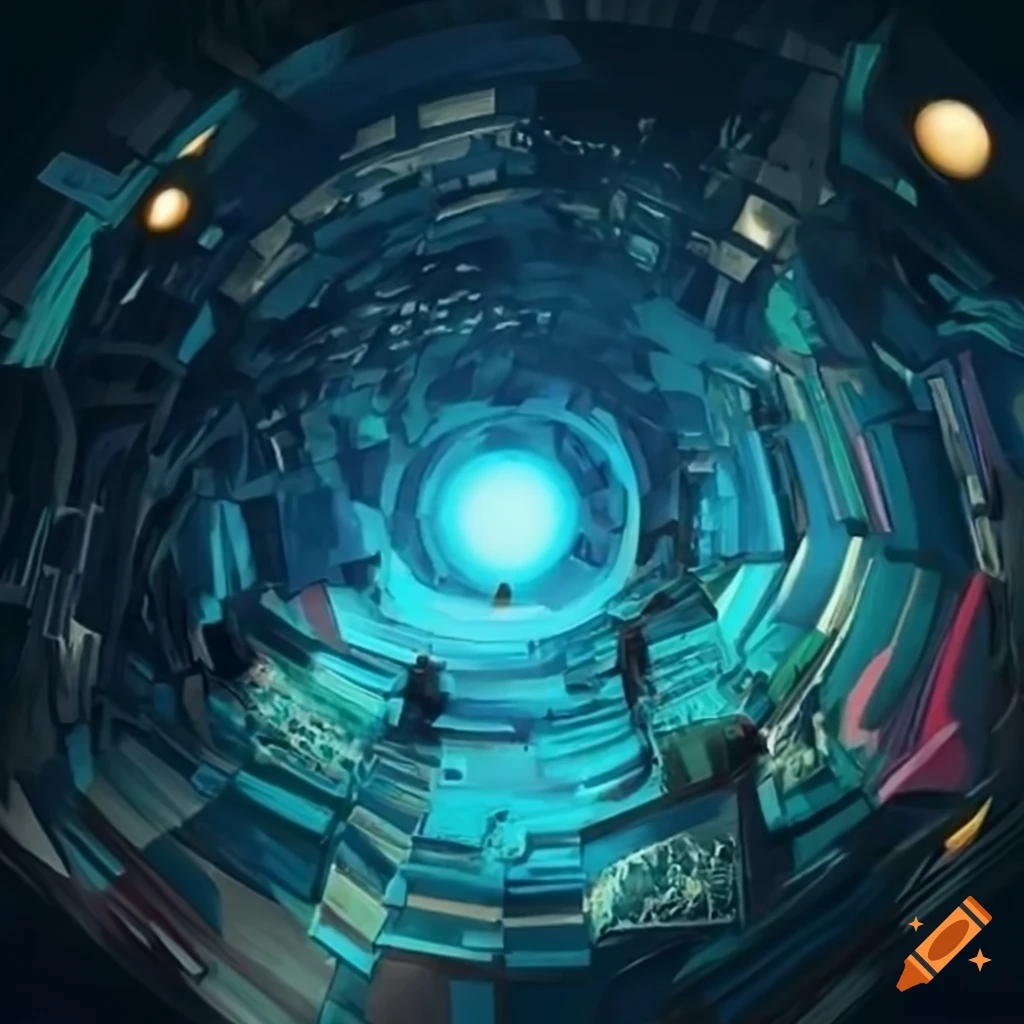 Hyper-dimensional worlds on Craiyon