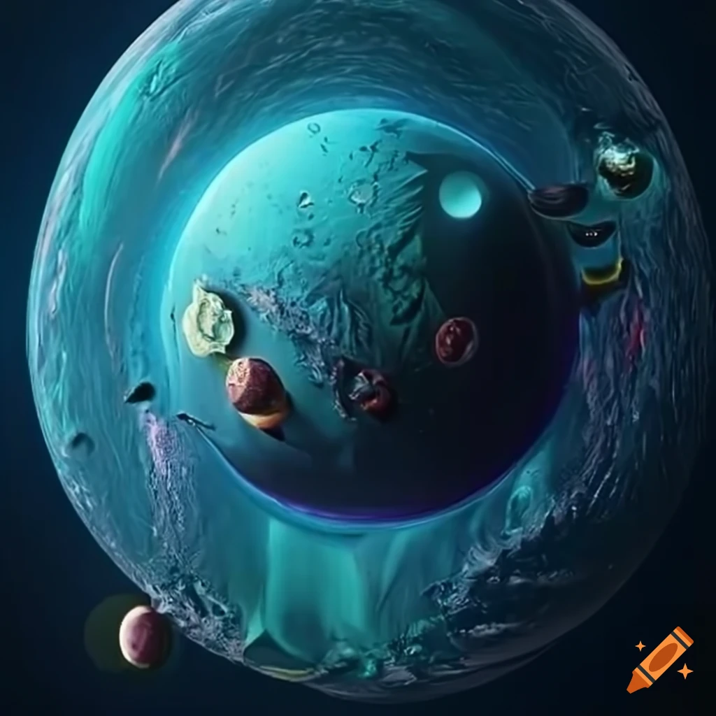 Hyper-dimensional worlds on Craiyon