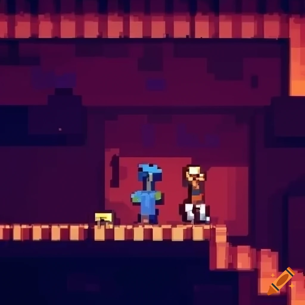 Underrated pixel platform indie games on Craiyon