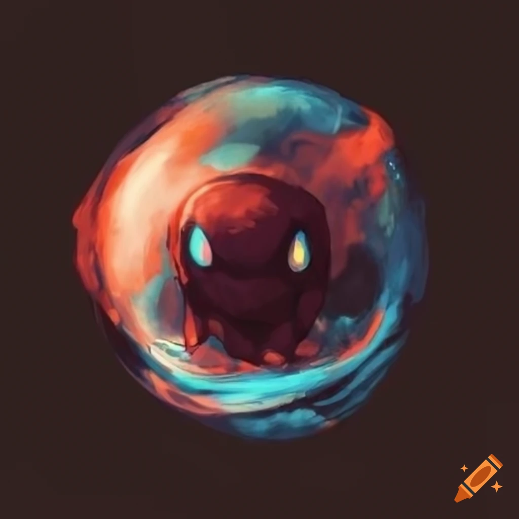 Scribblit is a small, ghostly Pokémon with an ink-like body. It appears ...