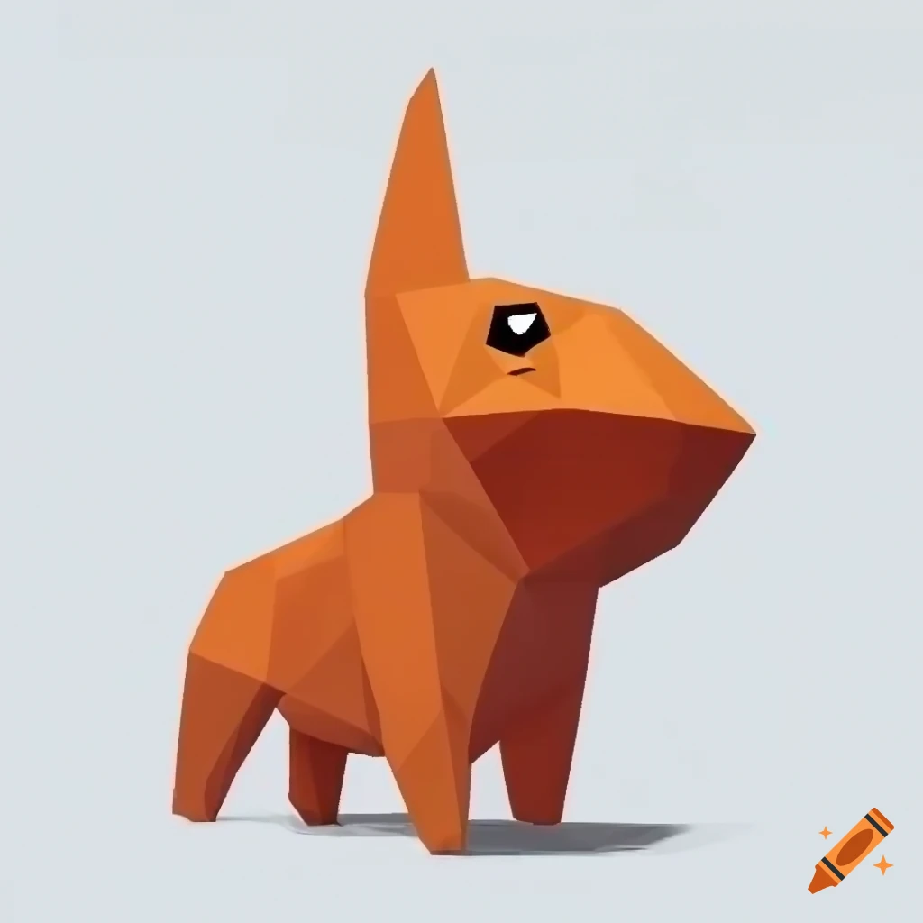 Low poly pokemon on Craiyon