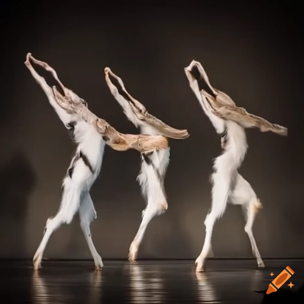 Dancing goats on Craiyon