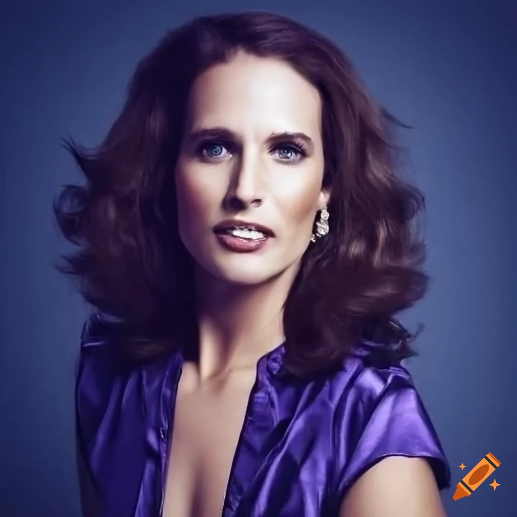 Alexis glick, closeup face, eyes closed, bright glamour portrait on Craiyon