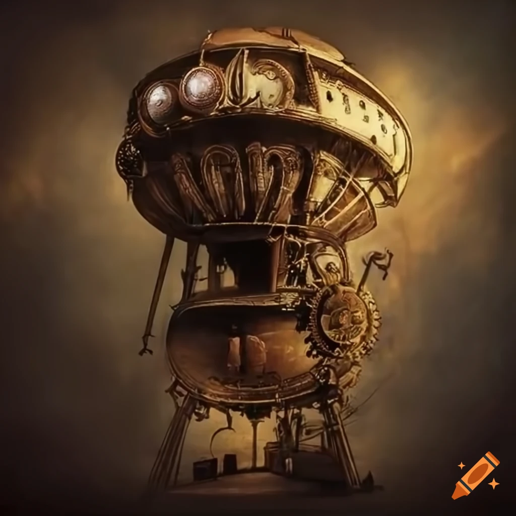 The landscape of France in the 20th Century but with steampunk ...