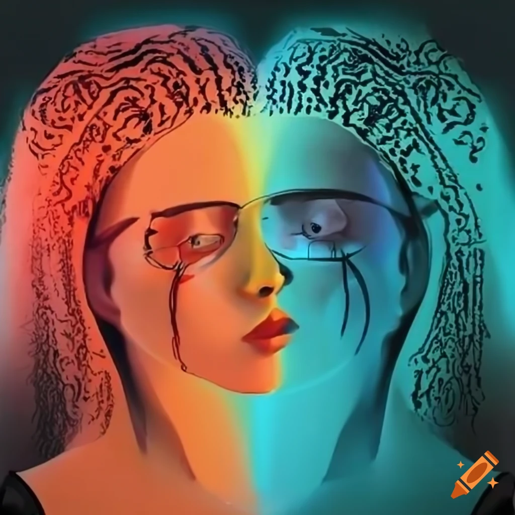 Two people in mental synchrony