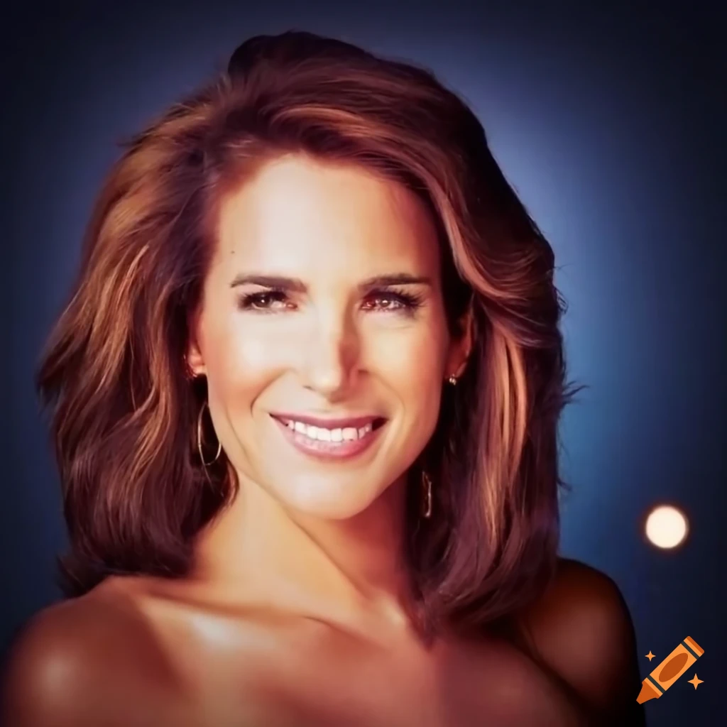 Alexis glick, closeup face, eyes closed, bright glamour portrait
