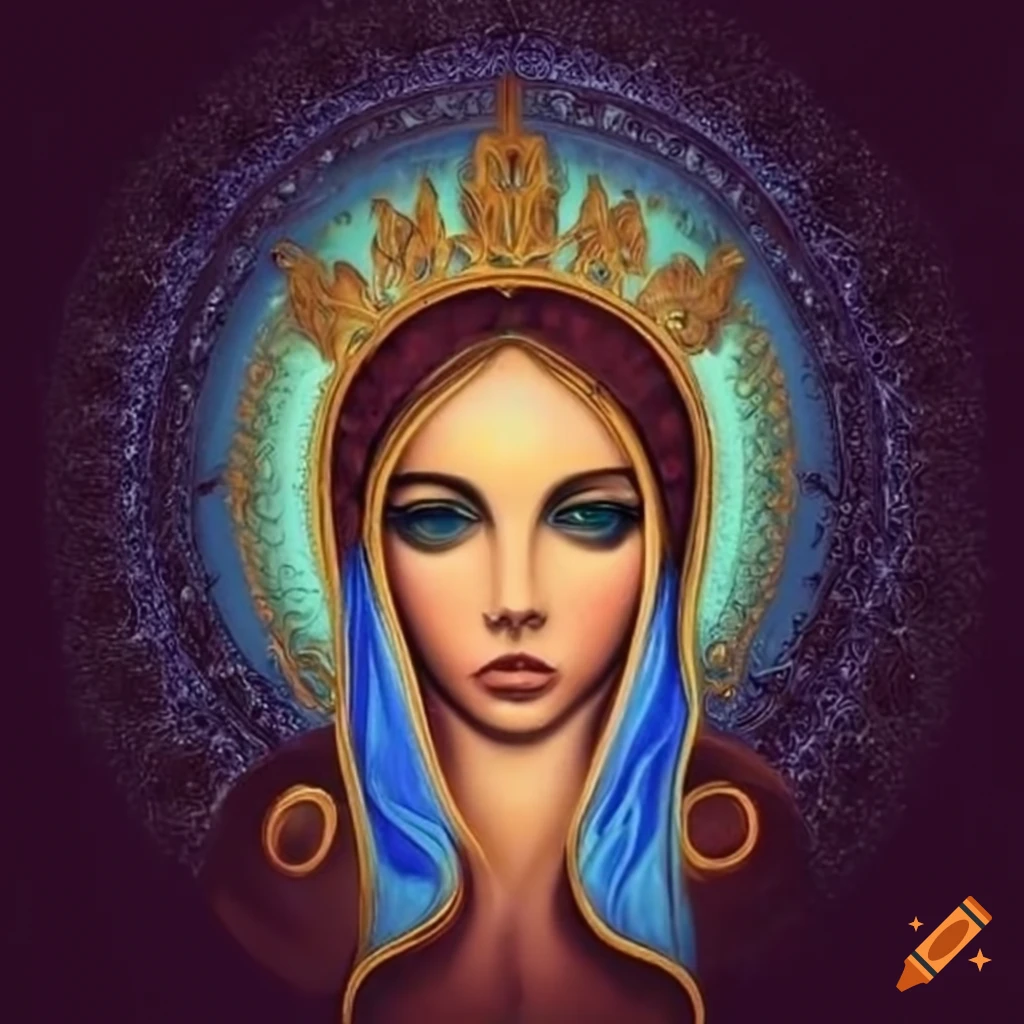 Goddess mary symbol