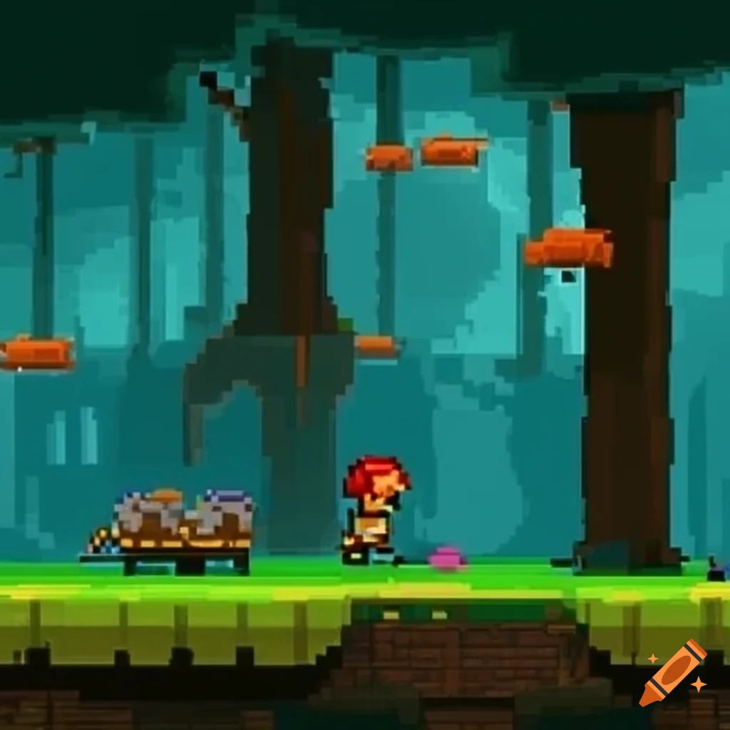 Underrated pixel platform indie games on Craiyon