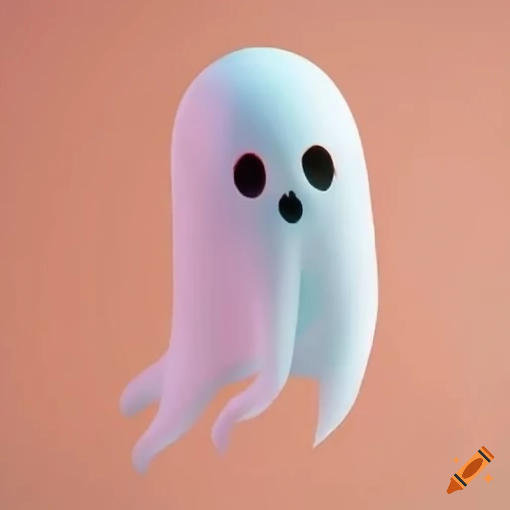 Cute ghost dancing