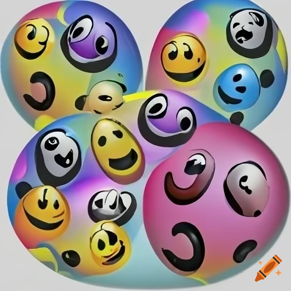 Smiley sphere on Craiyon