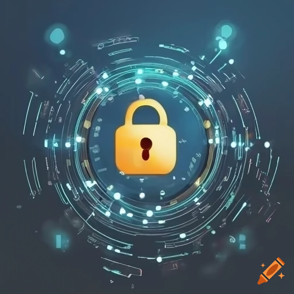 A network to share secure transactions and data via blockchain on Craiyon