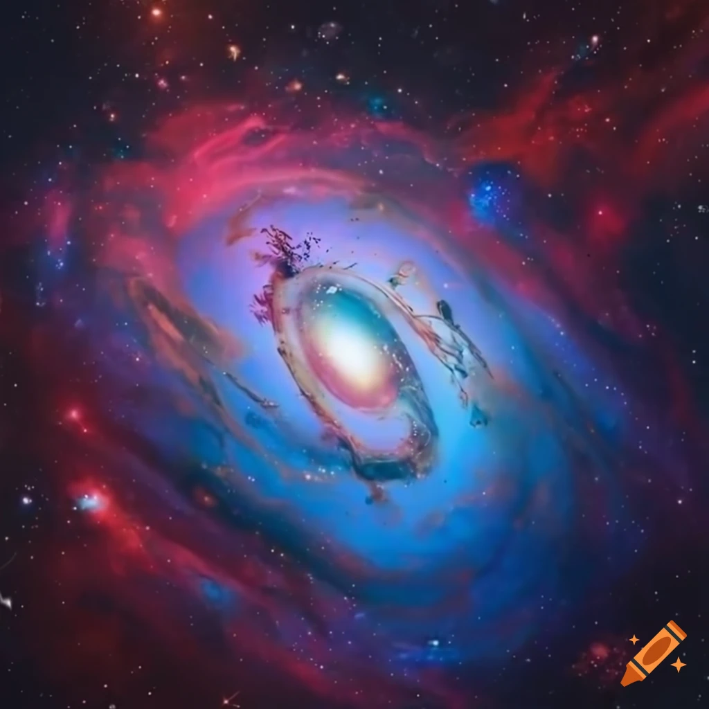 Eternal galaxy on Craiyon