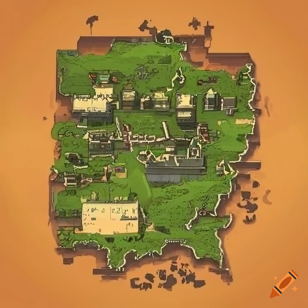 Top-down war-gaming map, historical on Craiyon