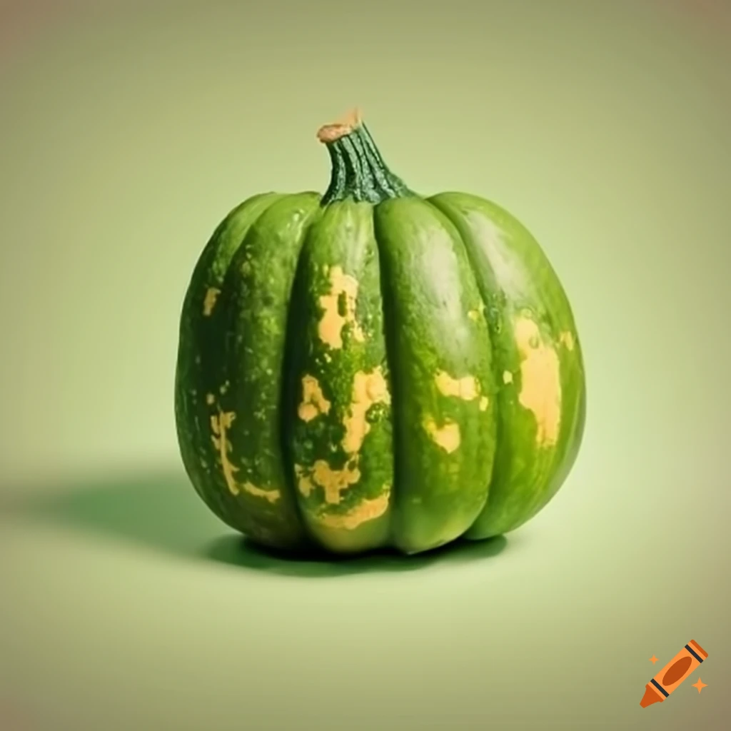 Light green pumpkin on Craiyon