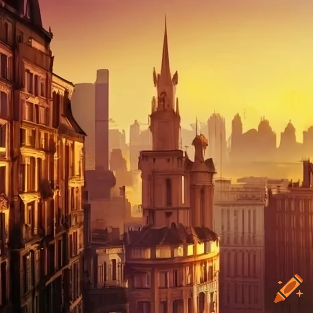 In the heart of a bustling cityscape, amidst the vibrant backdrop of ...