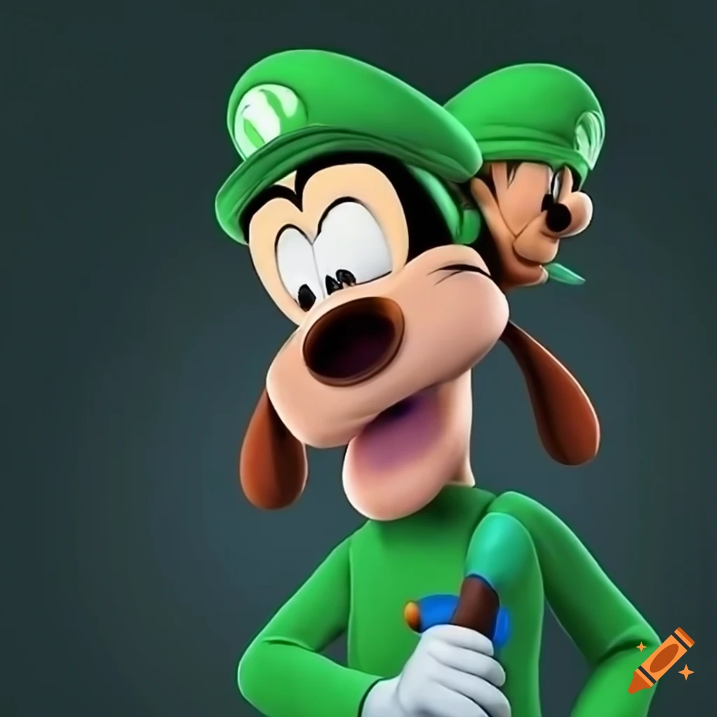 Goofy and luigi combined