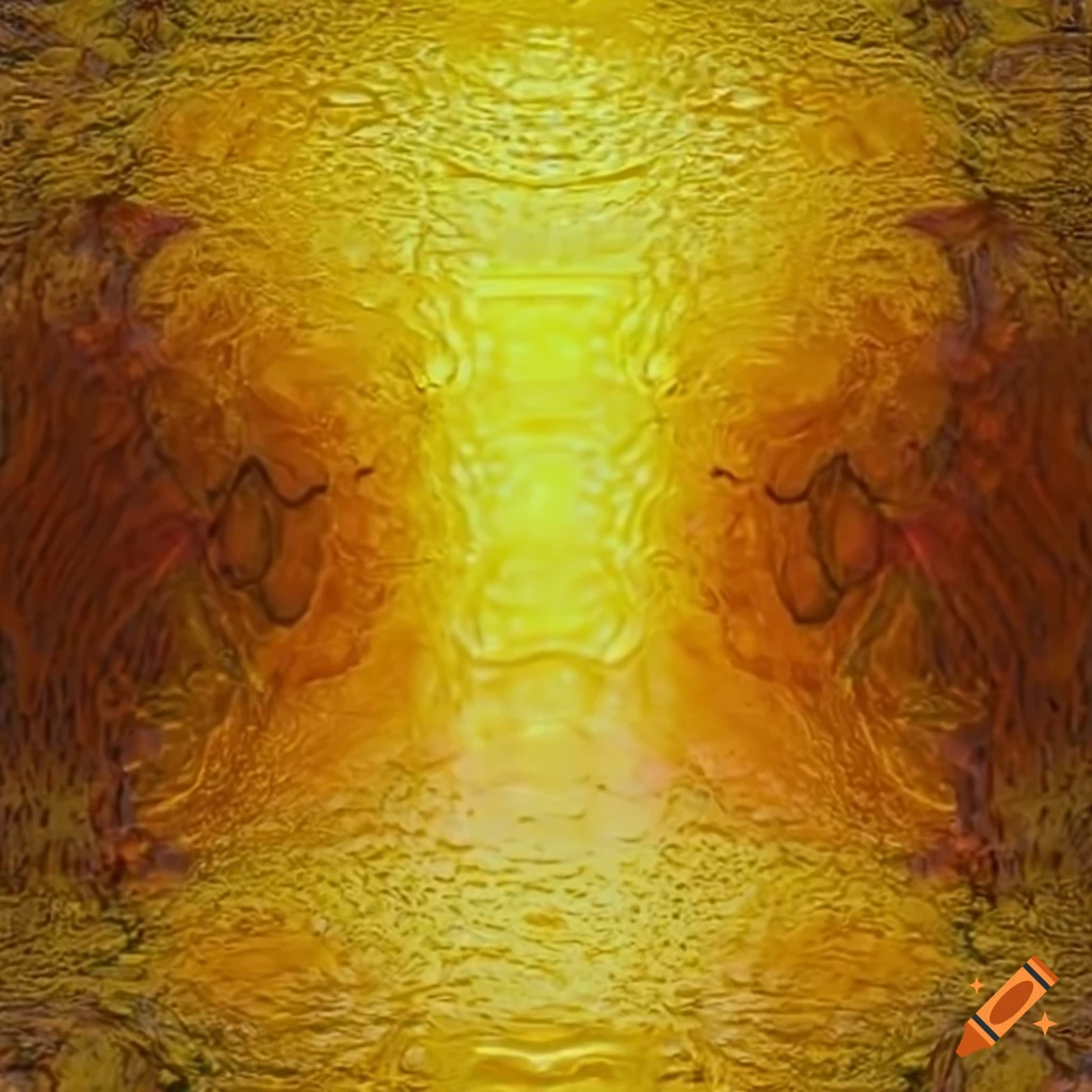 Yellow light glass texture on Craiyon