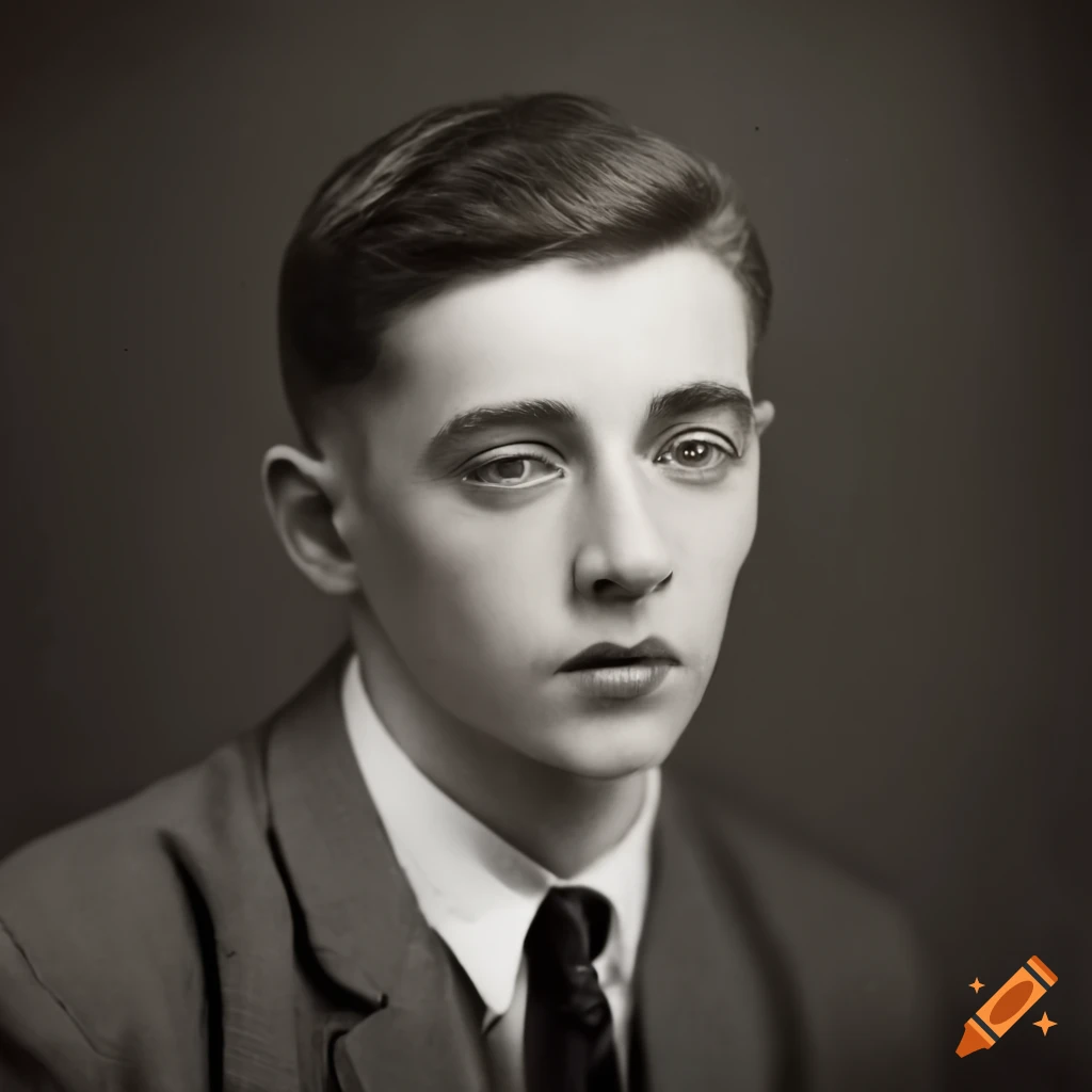 1930s young man portrait