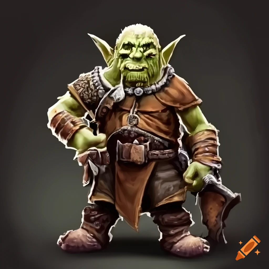 A small merchant orc