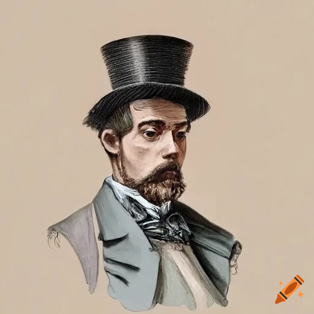 Victorian Dandy Drawing