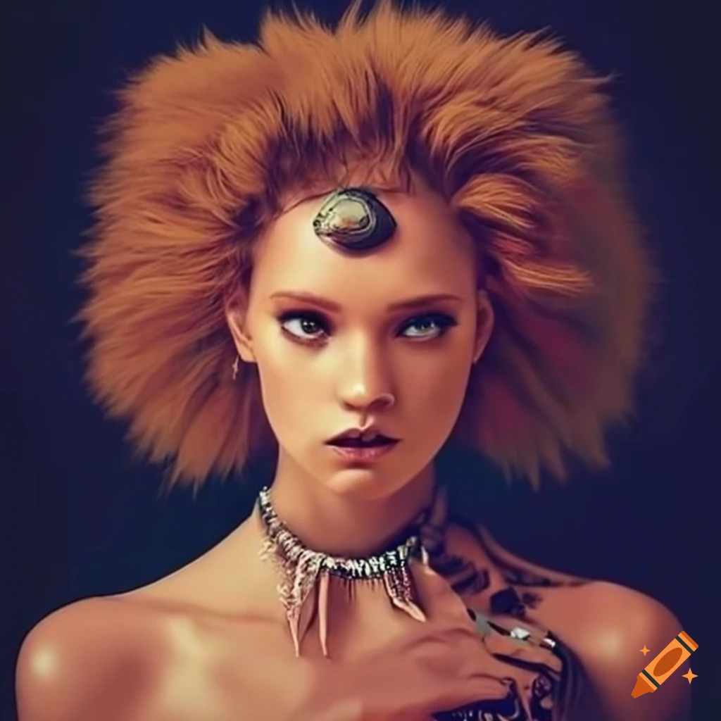 Leo inspired fashion design on Craiyon