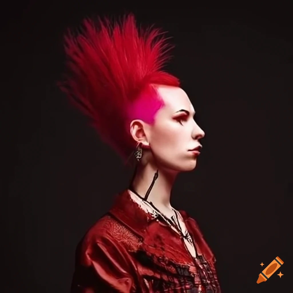 Gender punk inspired fashion design