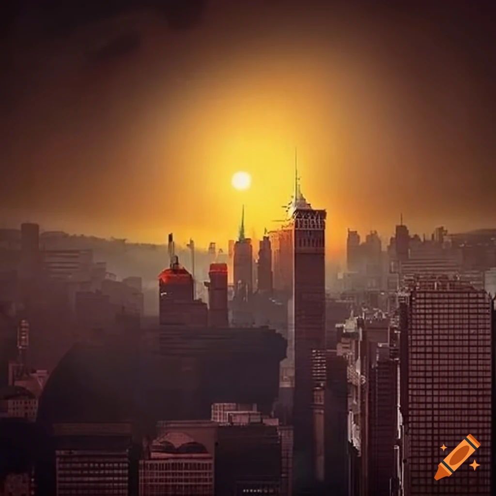 In the heart of a bustling cityscape, amidst the vibrant backdrop of ...