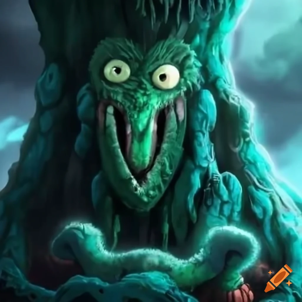 The deku tree as a boss monster